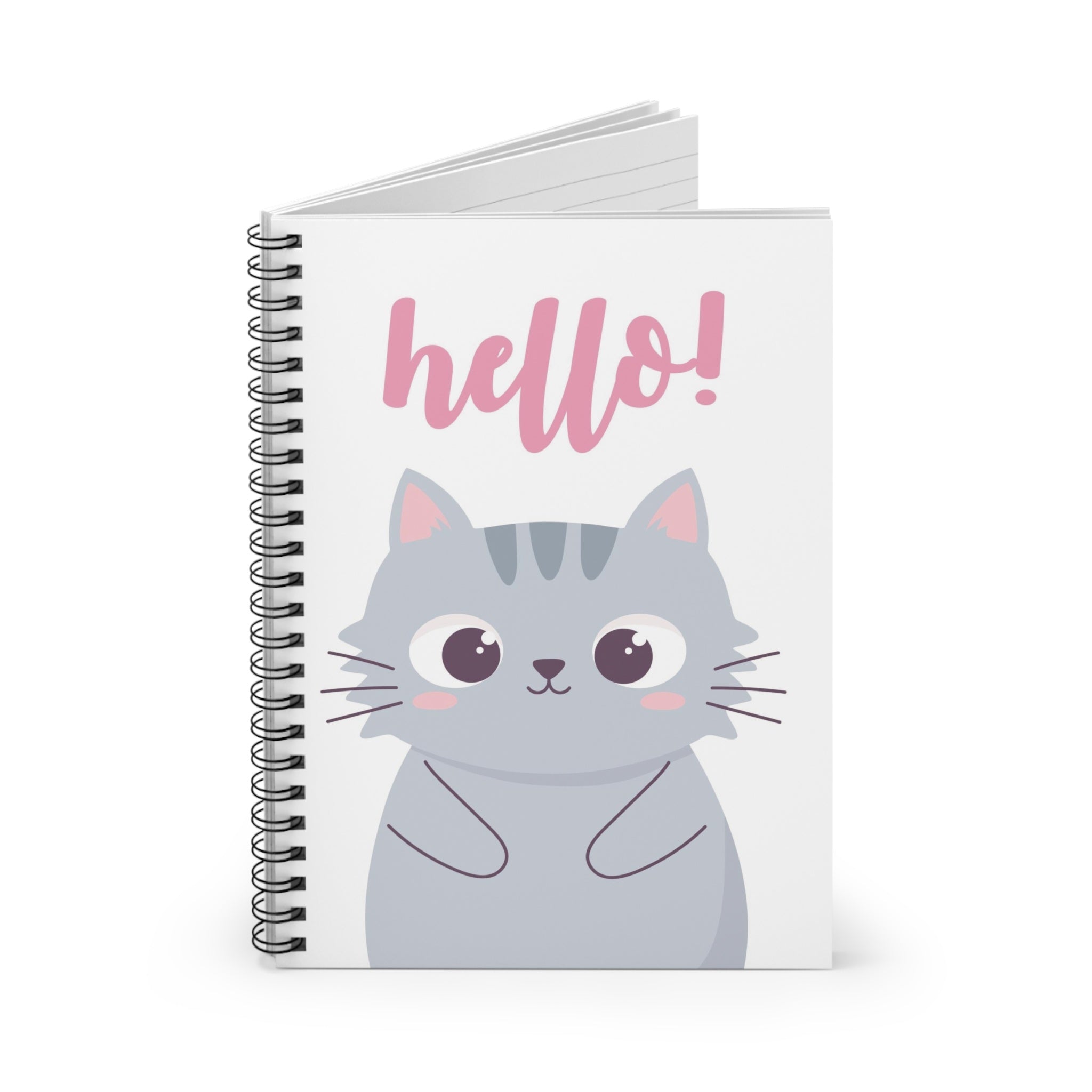 Hello Kitty Spiral Notebook - Happy Little Kitty