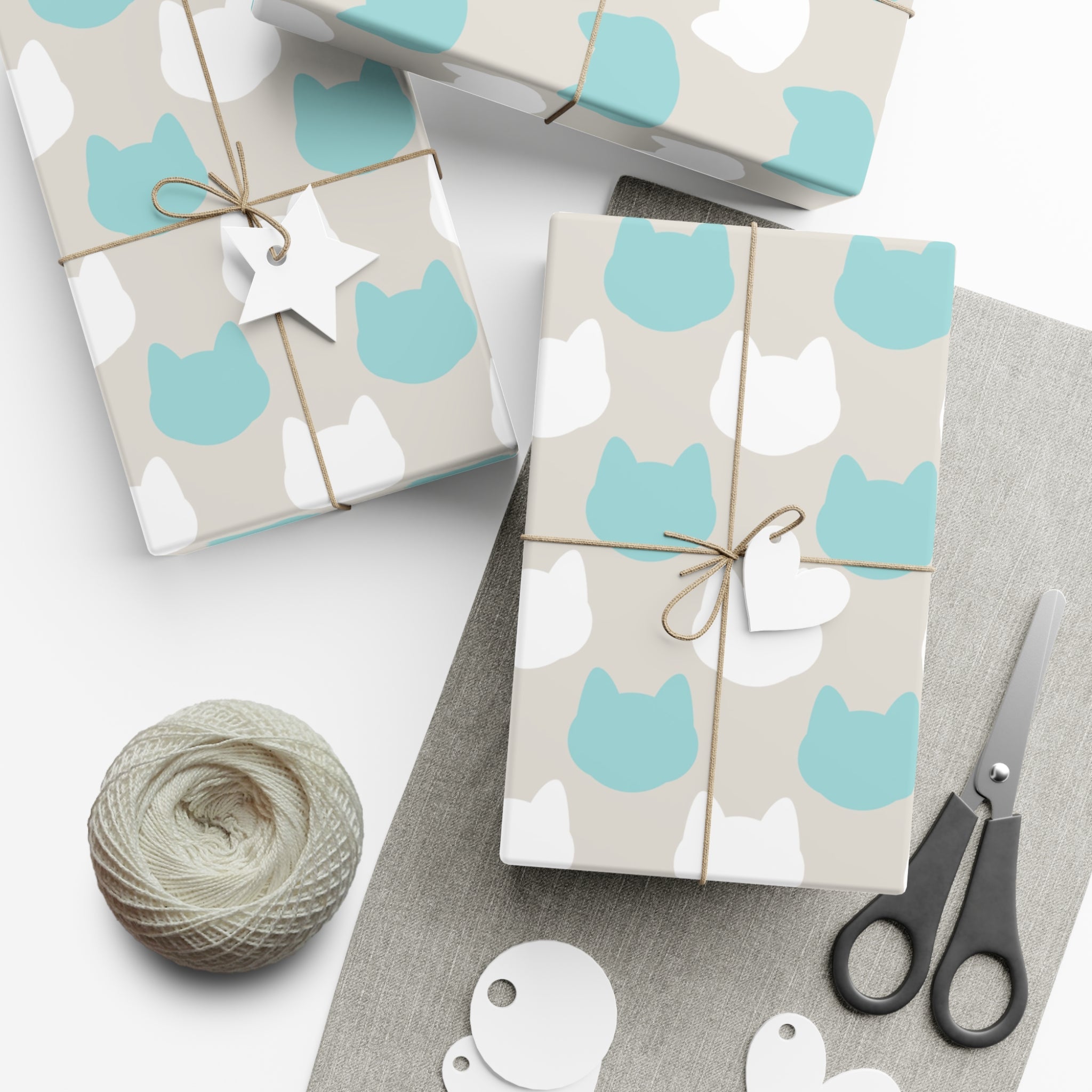 Wrap Your Gifts in Kitty Elegance with Tiffany Cat Gift Wrap – Happy ...